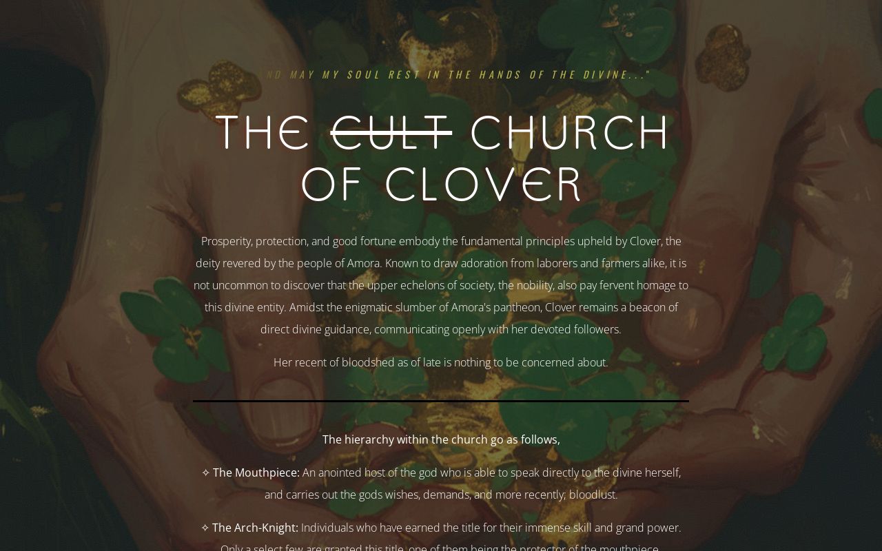 The Church of Clover